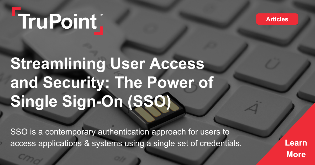 Streamlining User Access and Security: The Power of Single Sign-On (SSO ...