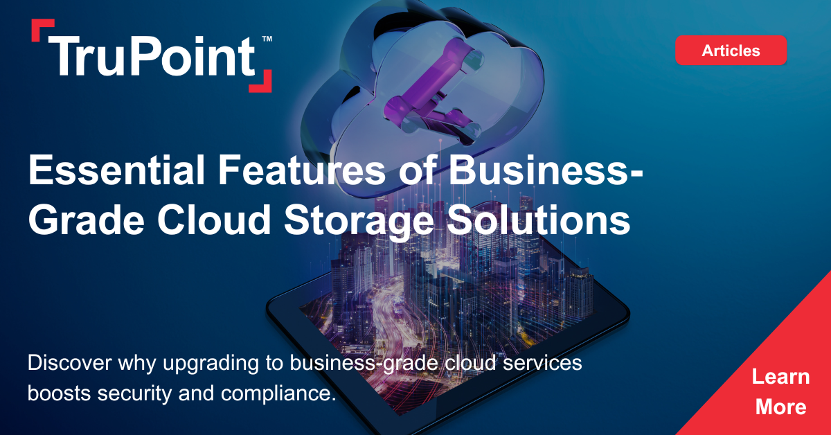 Essential Features of Business-Grade Cloud Storage Solutions - TruPoint Technology Services Ltd.